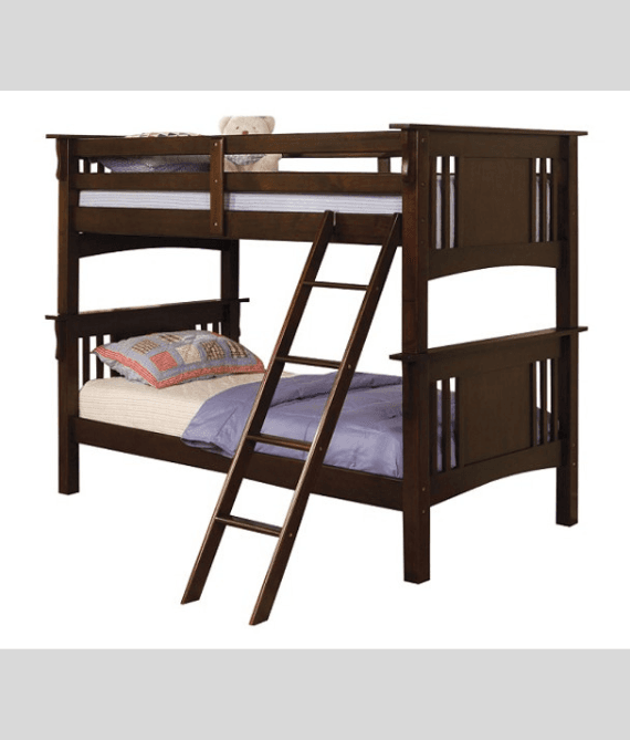 Brown Double-decker Bed - Sikam Furniture & Interior Design